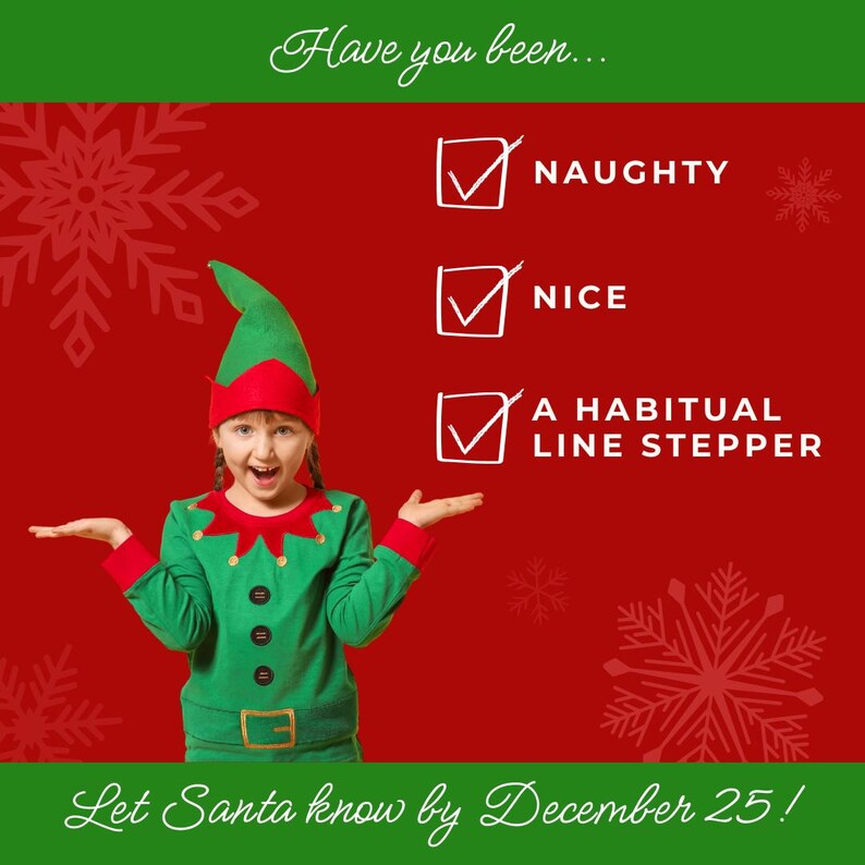 Santa Letter Printable - Digital Download - Etsy