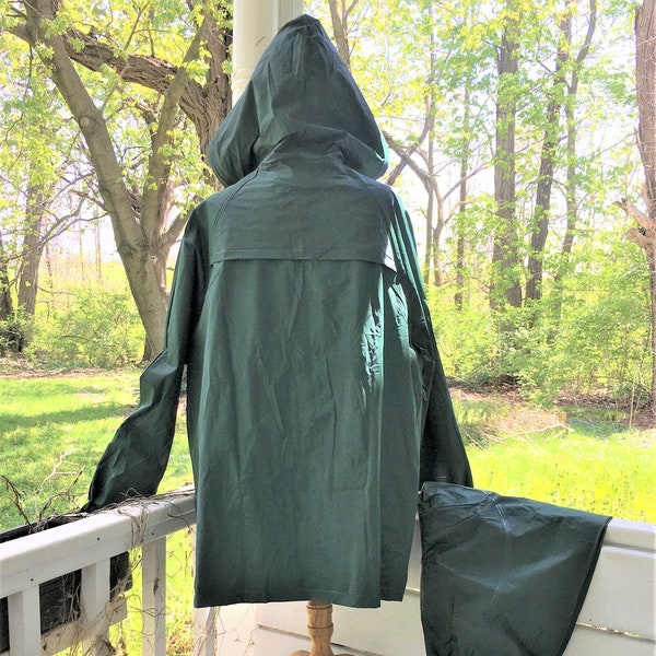 Hooded Raincoat - Etsy