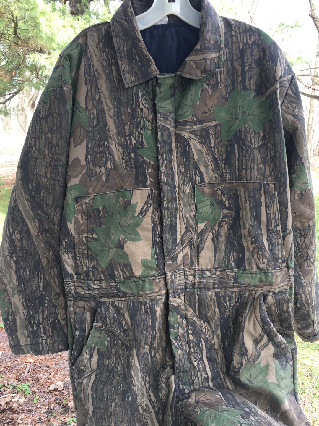 Vintage Camo Fatigue Coveralls. Hunting Jacket/pants. Camouflage ...
