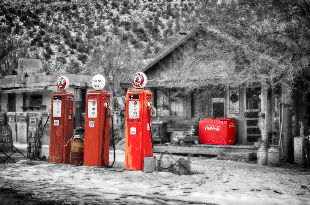 Gas Pumps 1, Black and White, Old Gas Pumps, Old Truck, Old Store, New ...