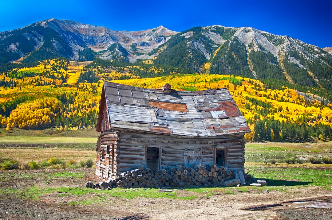 Colorado Cabin, Abandoned Cabin, Rustic Cabin, Crested Butte Cabin, Colorado Mountain Cabin ...