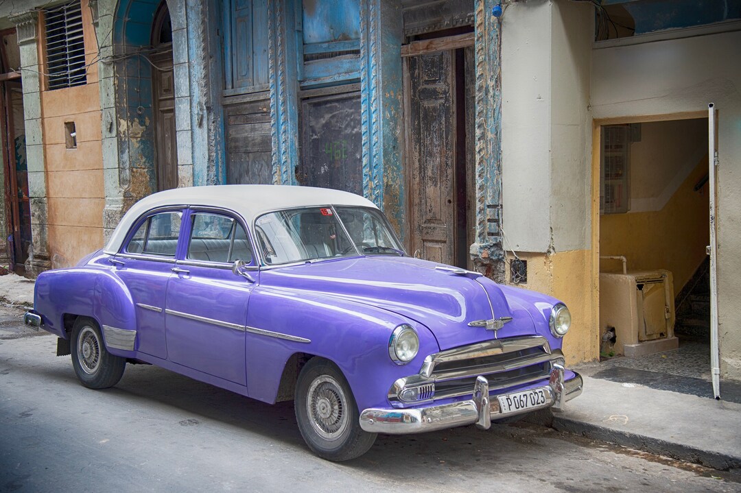 Cuba Purple Chevy, Cuba Cars, Vintage Cars, Havana Cars, Havana Cuba ...