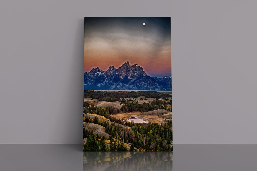 Alpenglow in the Tetons, David Bolin, Fine Art Photography, Hanging ...