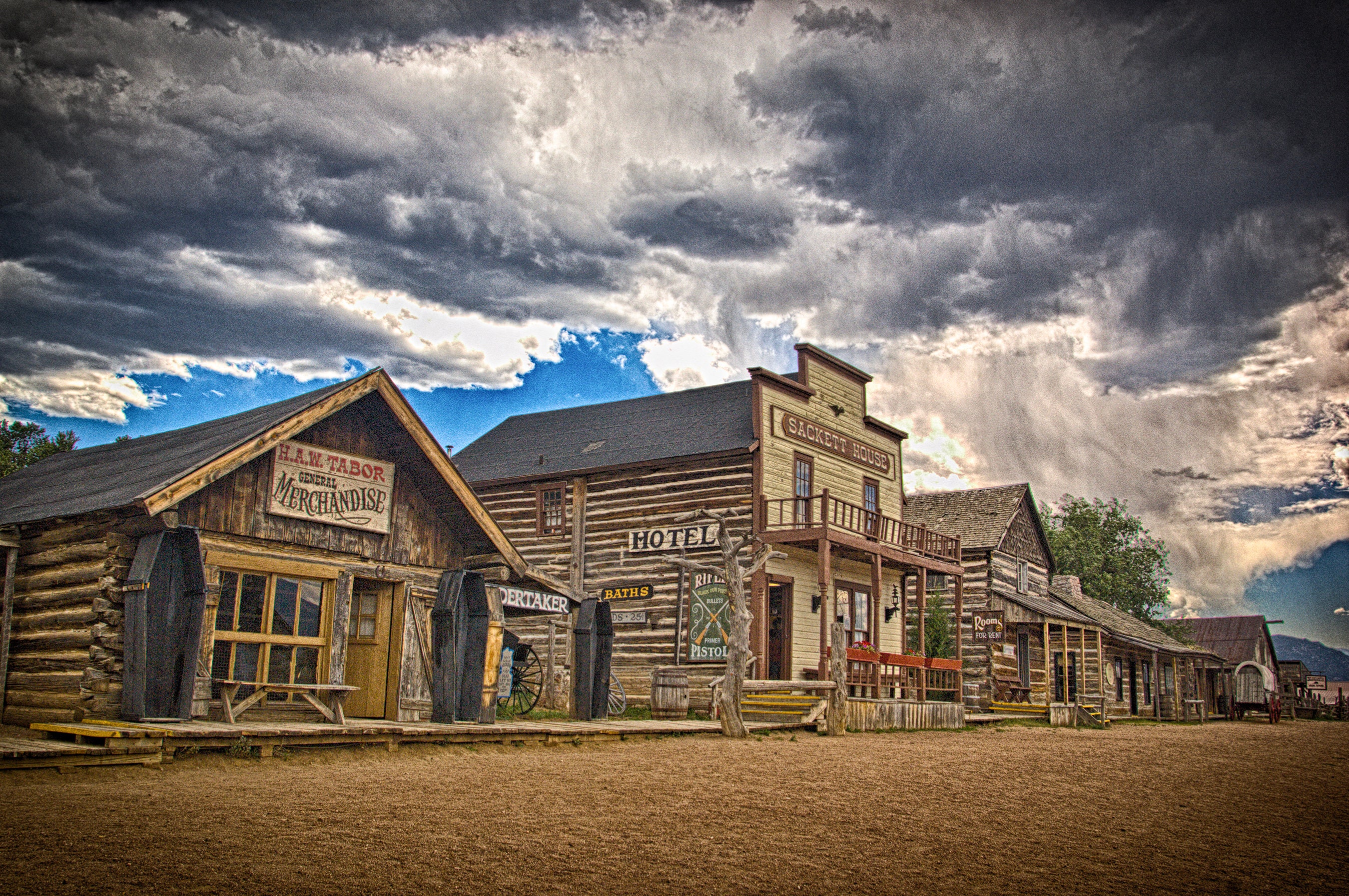 Ghost Town, Western Town, Buckskin Joes, Old Western Town, Tabor Store, Western Art, Fine Art ...
