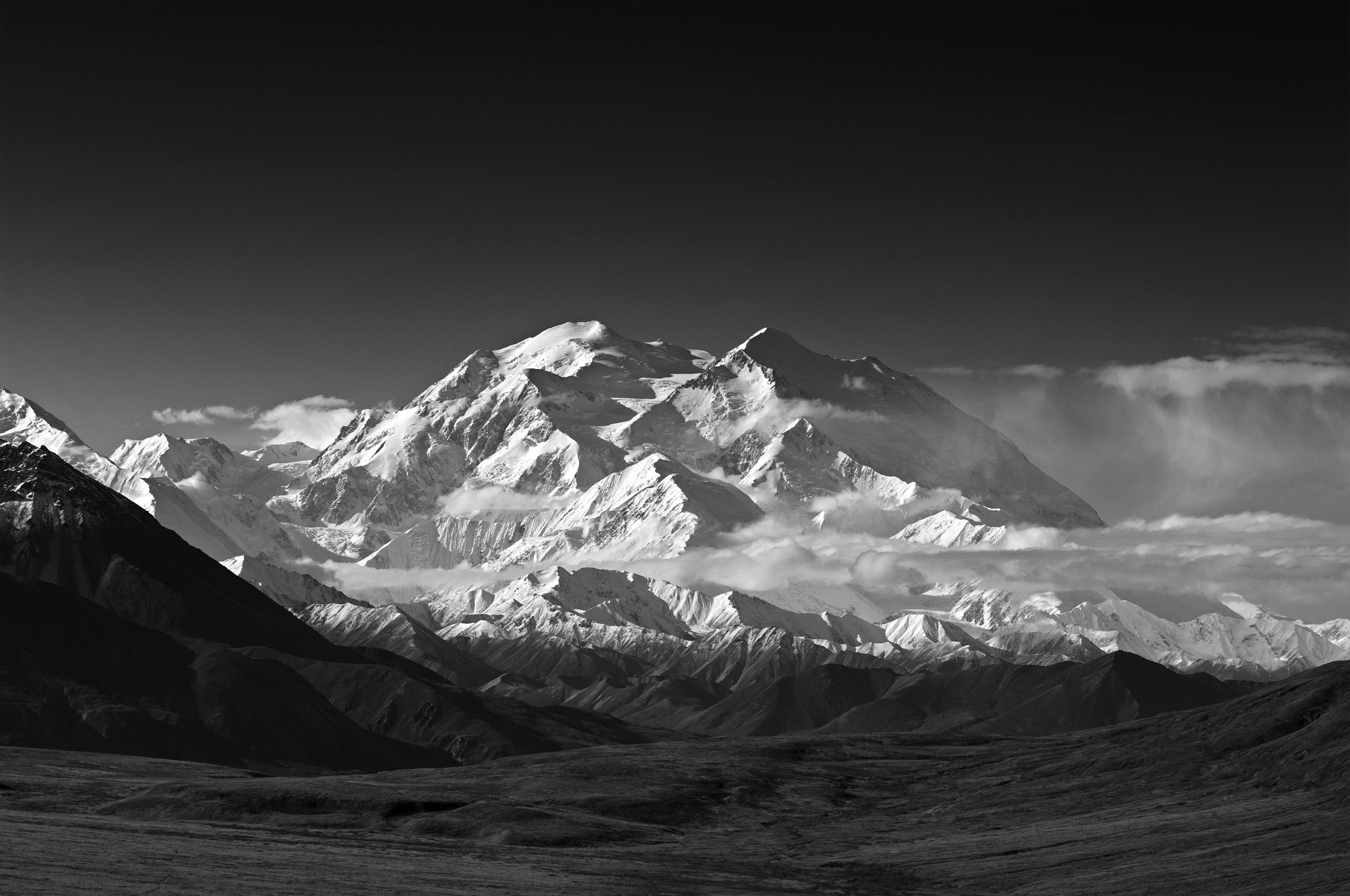 Black and White, Denali, Fine Art Photography, David Bolin, Hanging ...