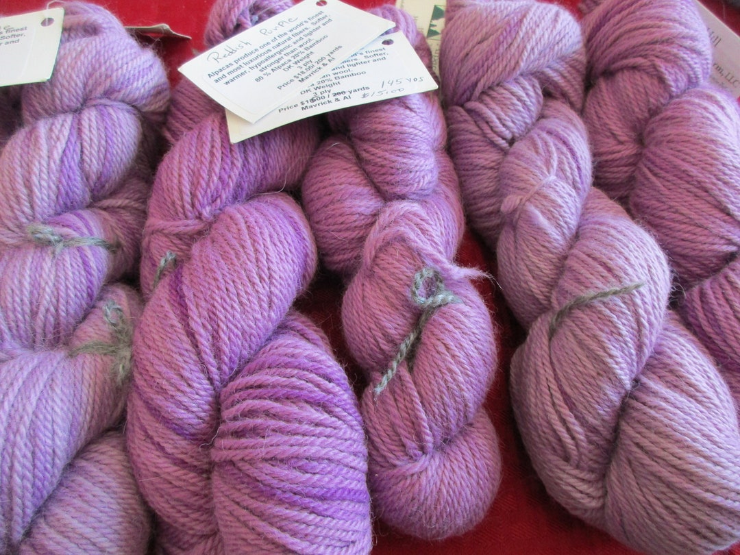 Hand Painted and Dyed Alpaca Yarn. - Etsy