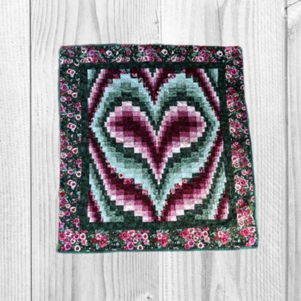 Bargello Heart - Etsy