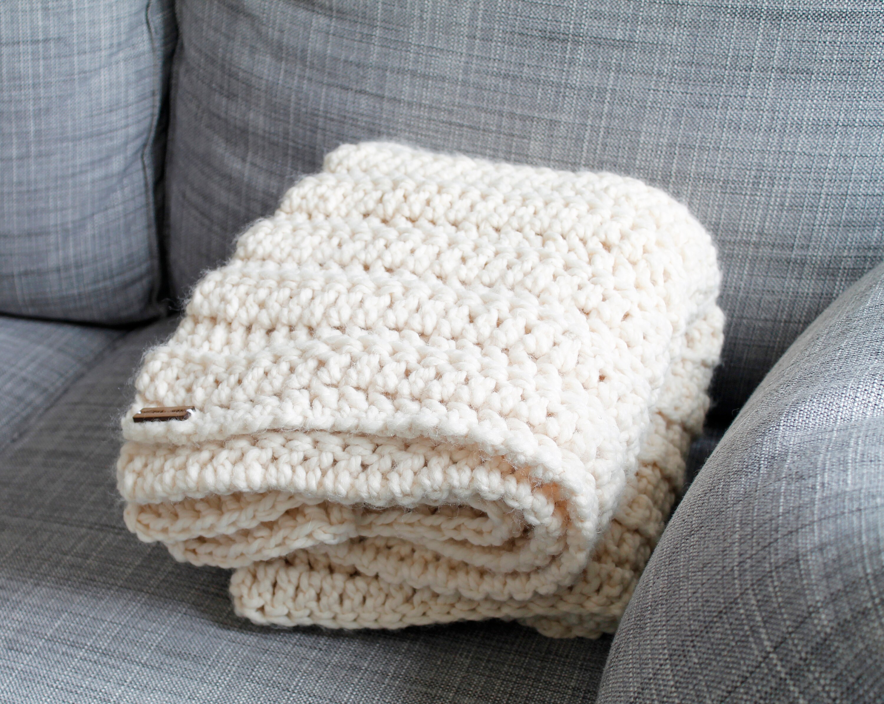 Crochet Pattern X the Aspen Throw, Chunky Crochet Blanket - Etsy