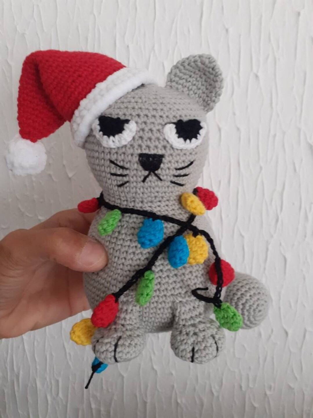 Crochet Grumpy Cat Angry Cat Christmas Tree Doll Amigurumi - Etsy