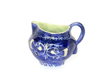 Flow blue pitcher | Etsy