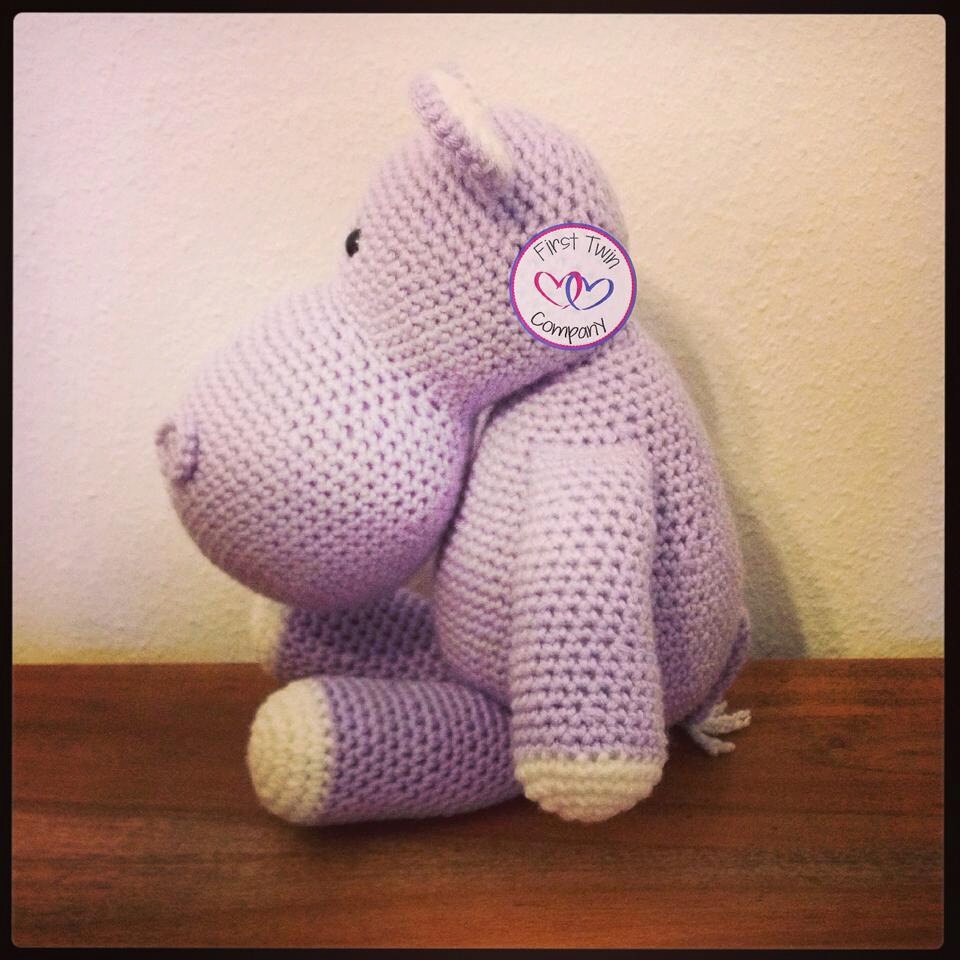 Hannah the Hippo Crochet Pattern Amigurumi Stuffie Toy - Etsy Canada
