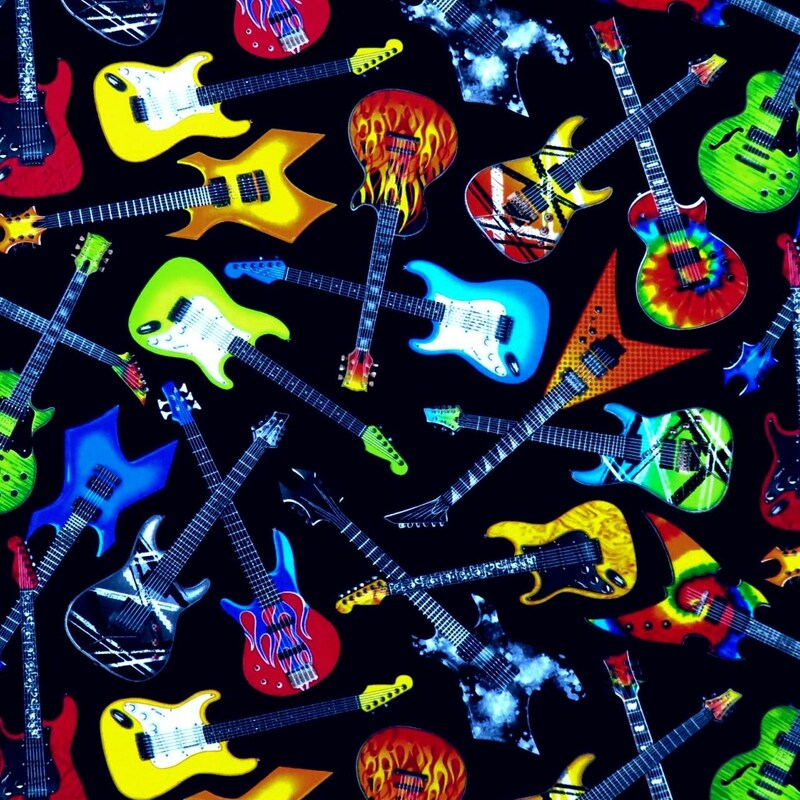 Guitar Quilt Pattern - Etsy