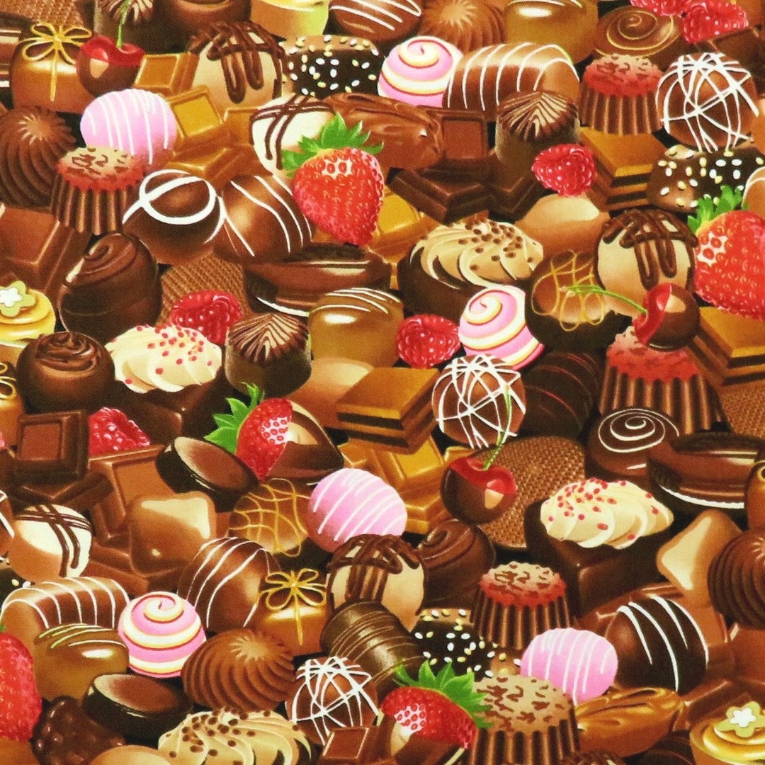 Sweet Tooth Chocolate Candy Timeless Treasures 9511 - Etsy
