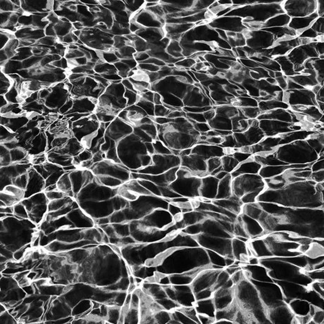 QT Fabrics Open Air Digital Black Pool Water 9741 - Etsy
