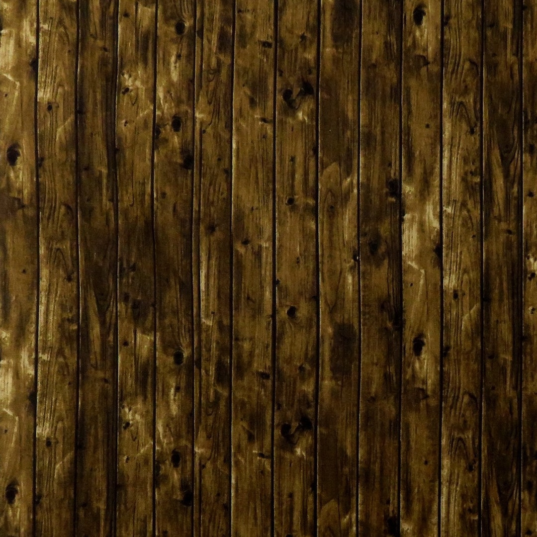 Dark Grain Wood Slats Brown Timeless Treasures 8303 - Etsy