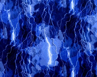 Blue Lightning | Etsy
