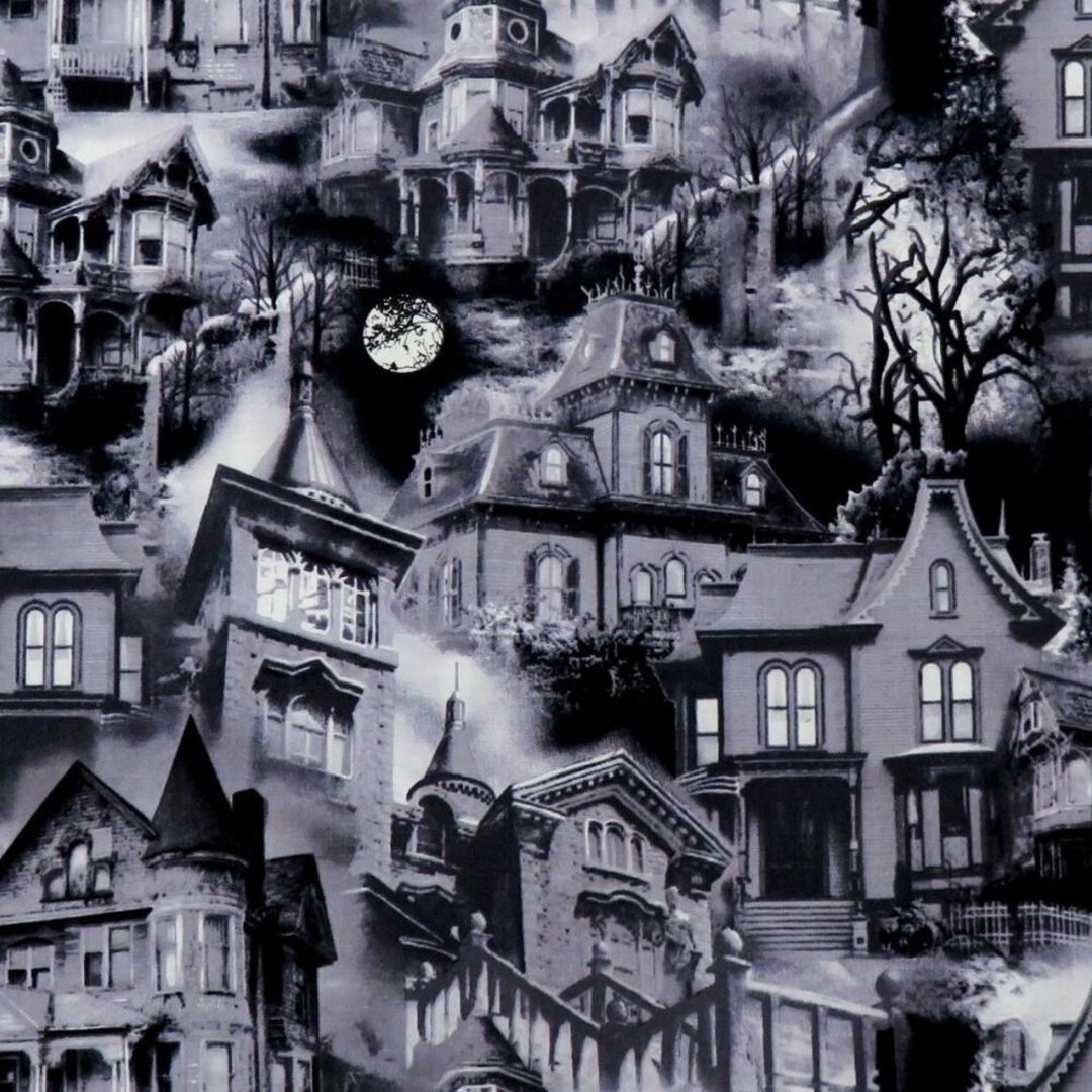 Wicked Eve House C86410 Haunted Houses by Timeless Treasures - Etsy