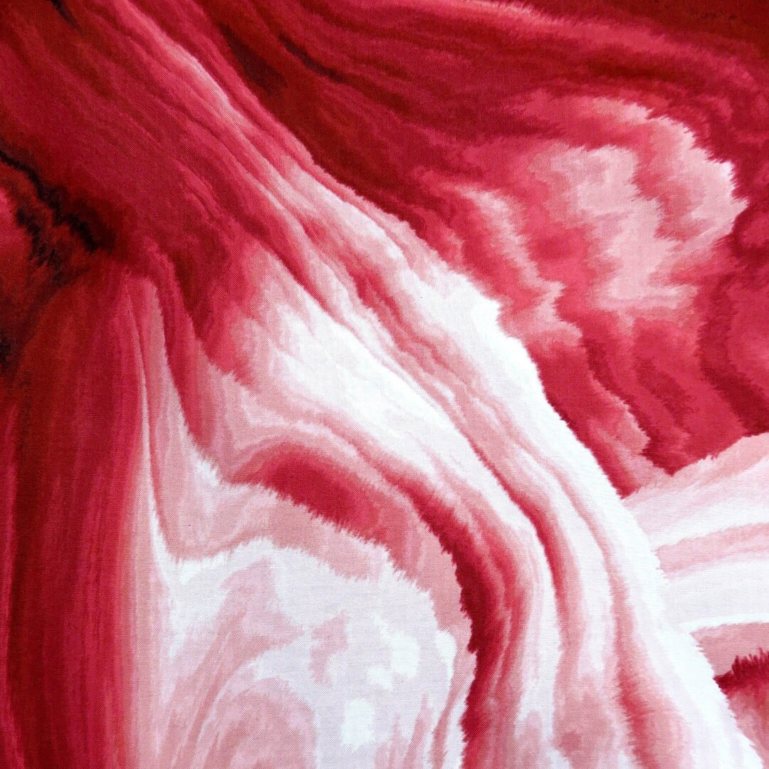 Glacier Waves 6700-20 Ruby by Caryl Bryer Fallert for Benartex Fabrics ...