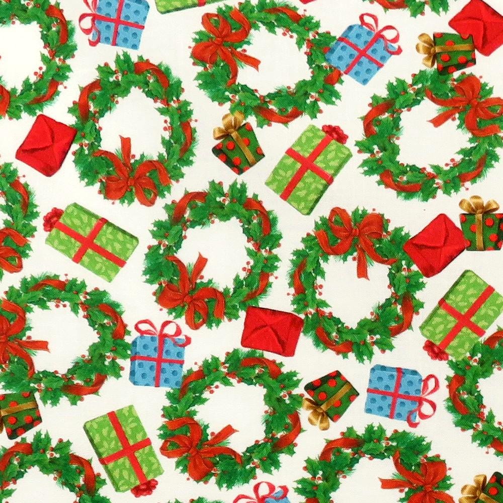 Frosty Friends 27683-Z White Wreaths and Christmas Presents for QT ...