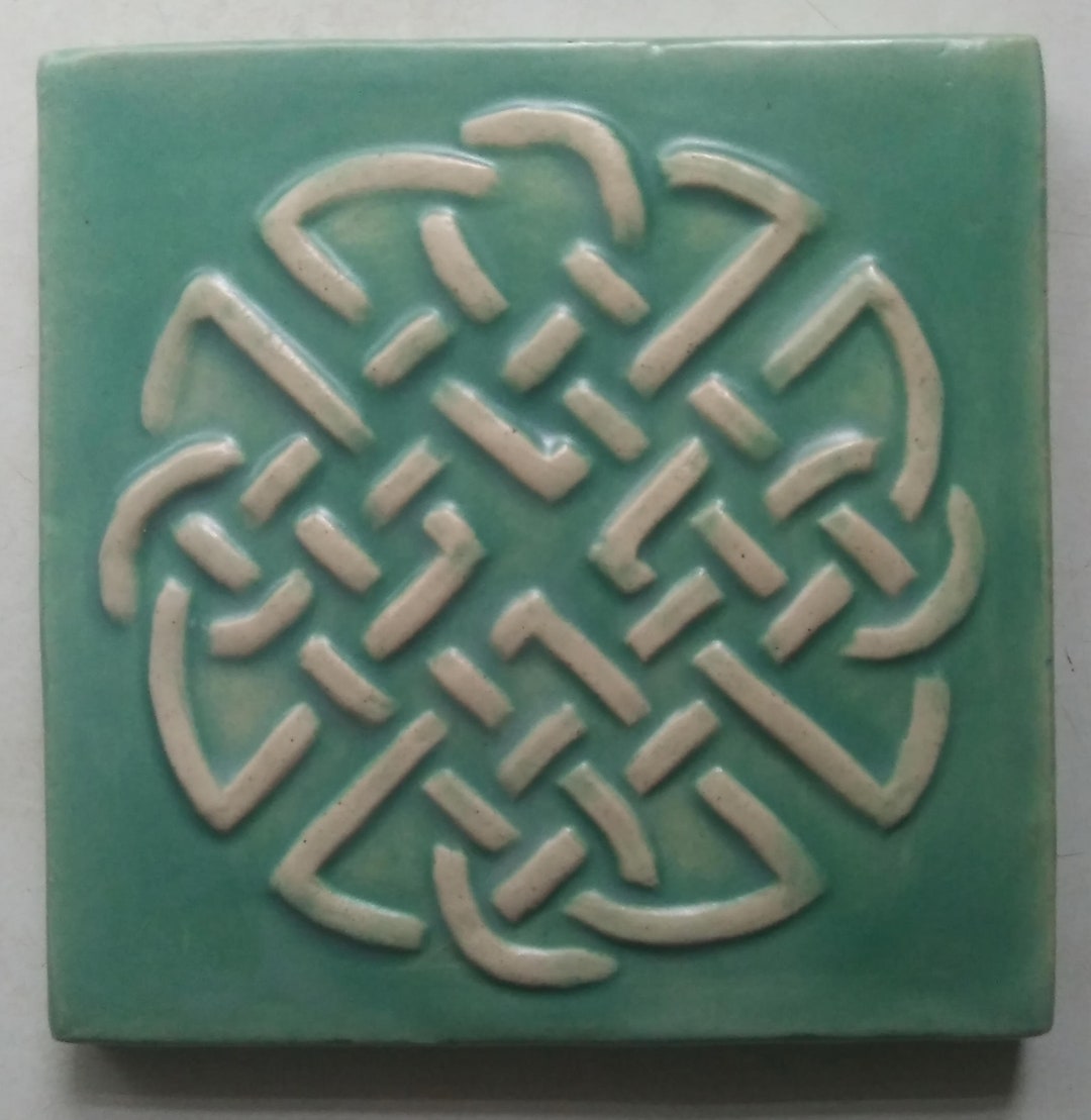 Celtic Knot- Handmade Art Tile - Etsy