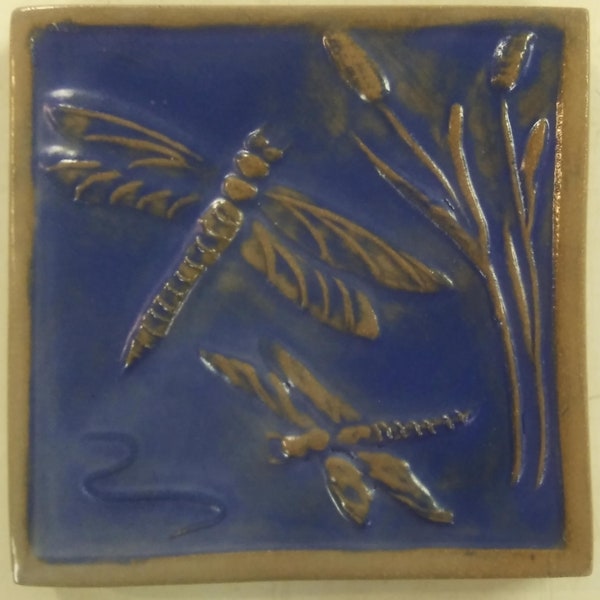 Dragonfly Tile - Etsy
