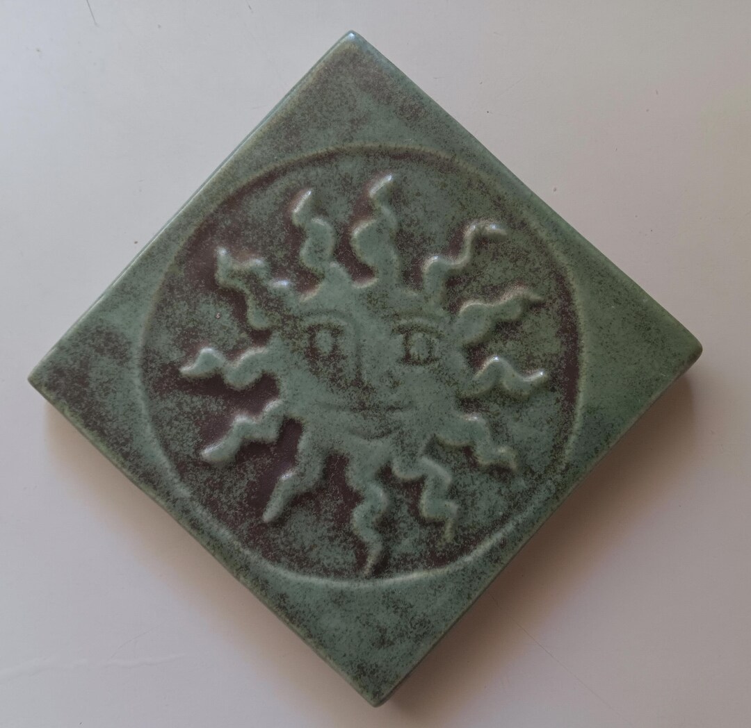 Diamond Happy Sun Tile - Etsy