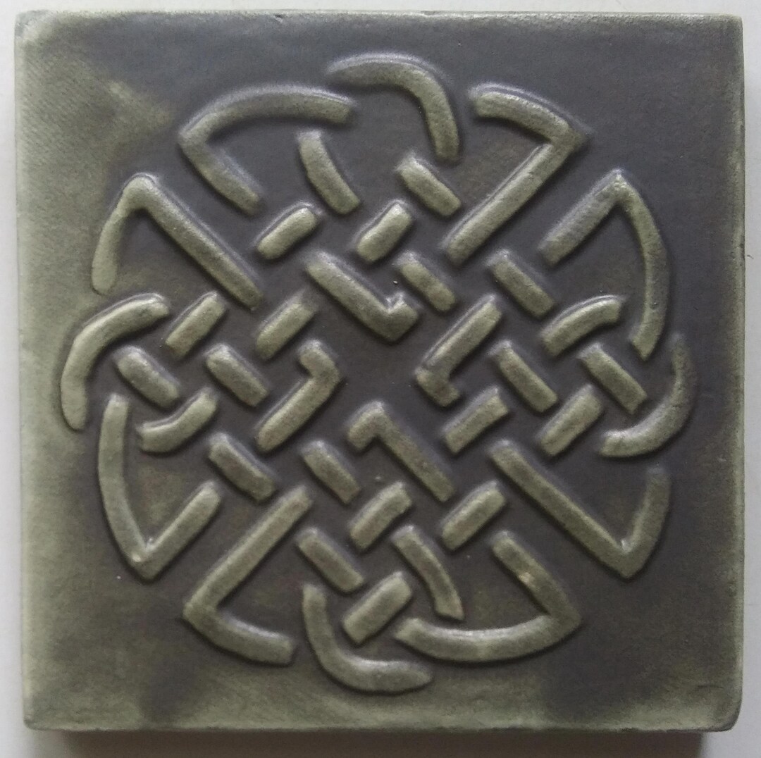 Celtic Knot - 4x4 Inch Bas-relief Tile - Etsy
