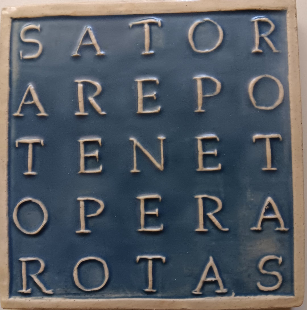 The Sator/rotas Square art Tile - Etsy