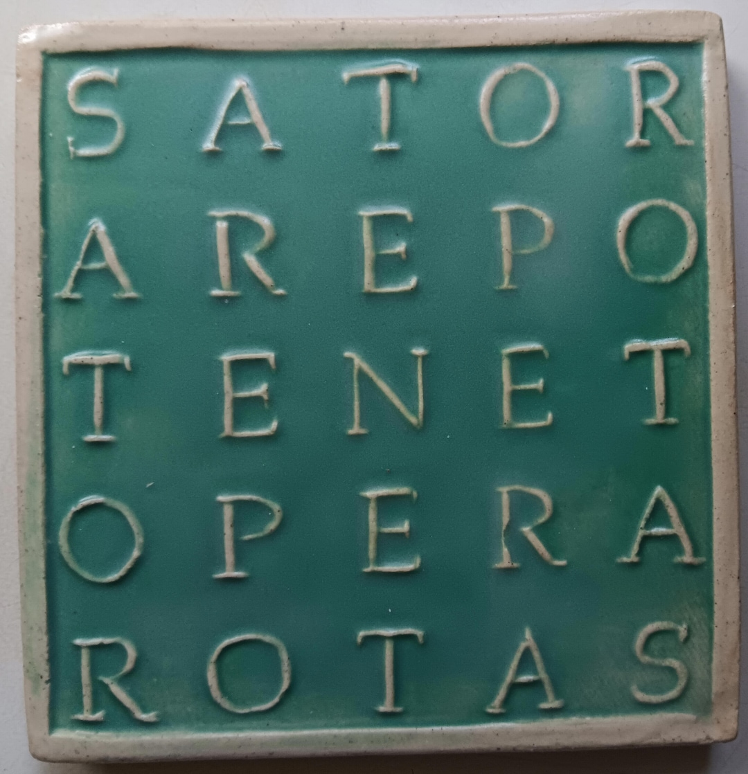 The Sator/rotas Square -art Tile - Etsy