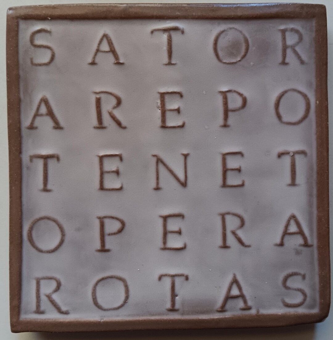 The Sator/rotas Square -art Tile - Etsy
