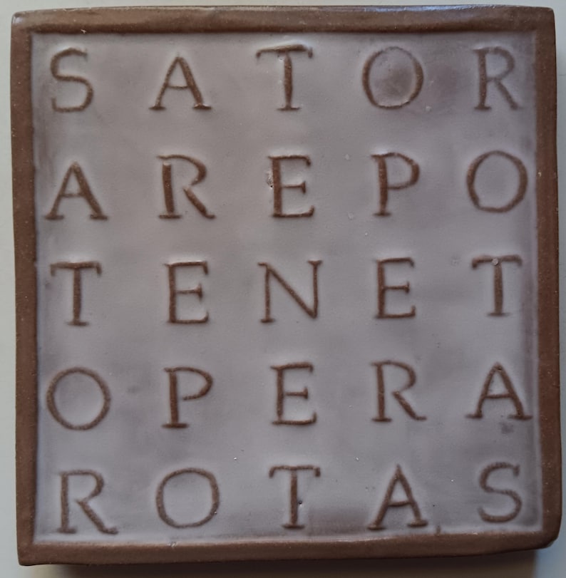 The Sator/rotas Square art Tile - Etsy