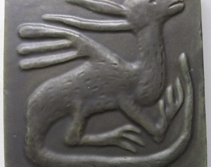 Medieval Dragon Tile - Etsy