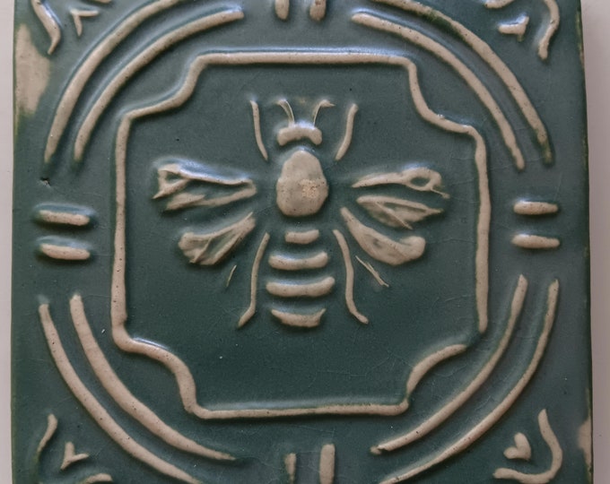 Summer Bee, High Relief Art Tile - Etsy
