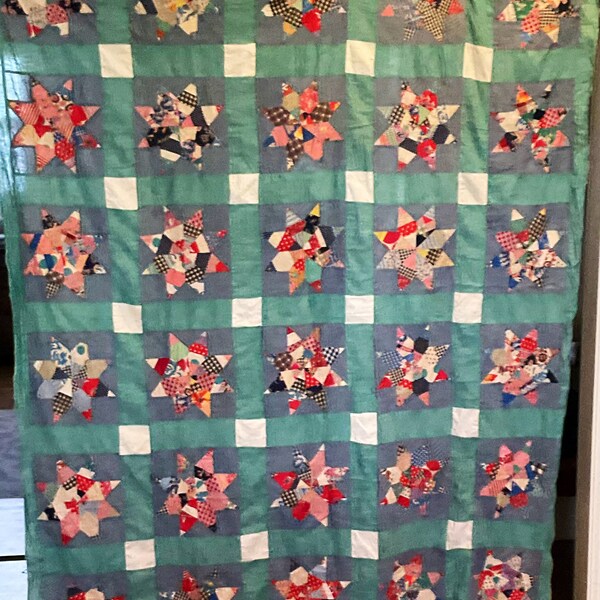 String Pieced Quilt - Etsy