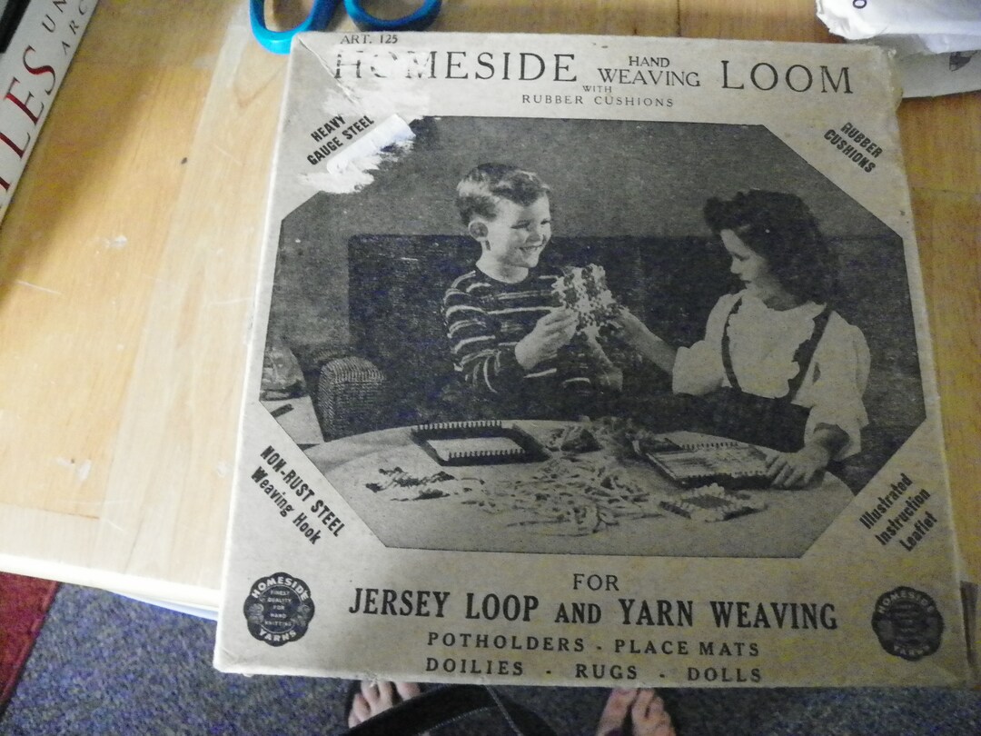 Homeside Hand Weaving Loom for Jersey Loop and Yarn Weaving, 1950s - Etsy