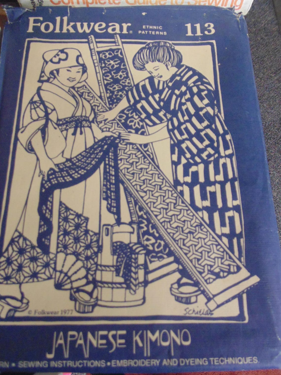 Japanese Kimono Folkwear Ethnic Pattern for Men and Women, Unused, - Etsy