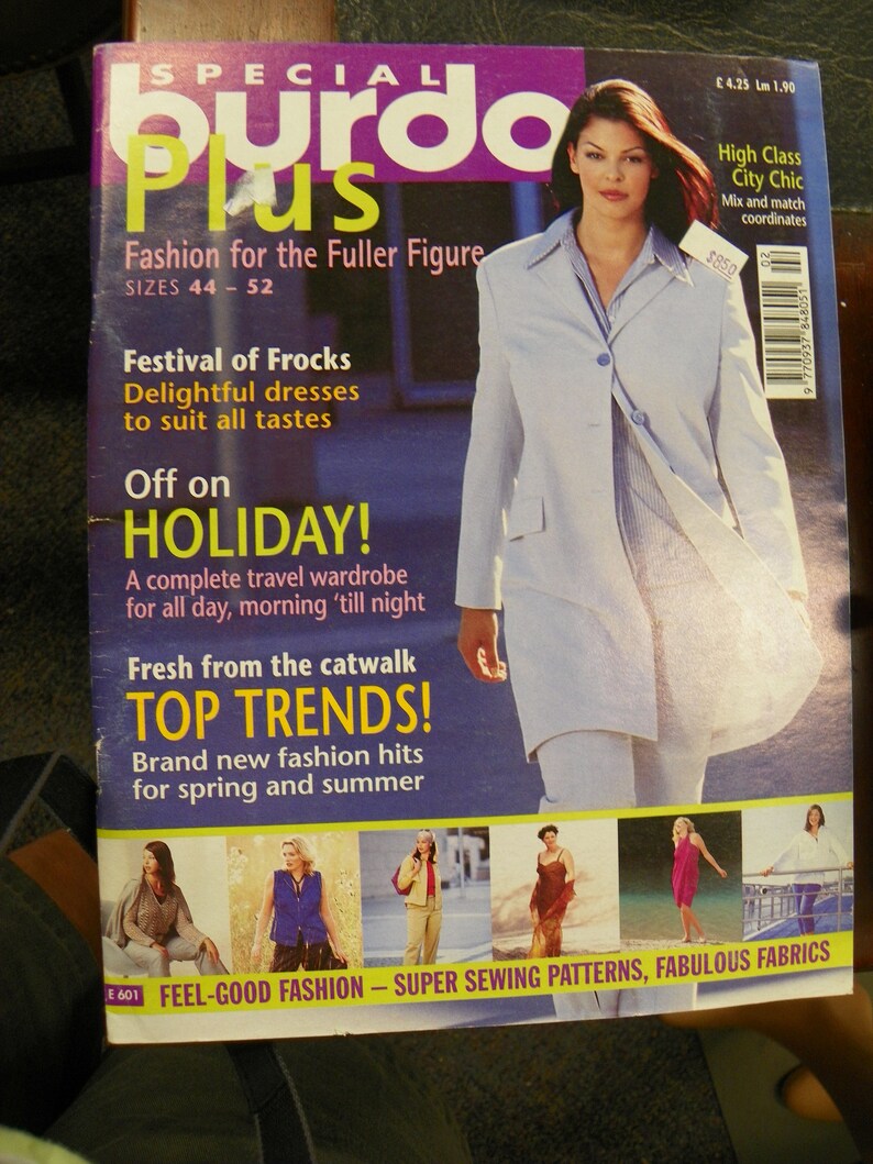 Special Burda Plus Patterns, Fashions for Fuller Figures 44-52 - Etsy
