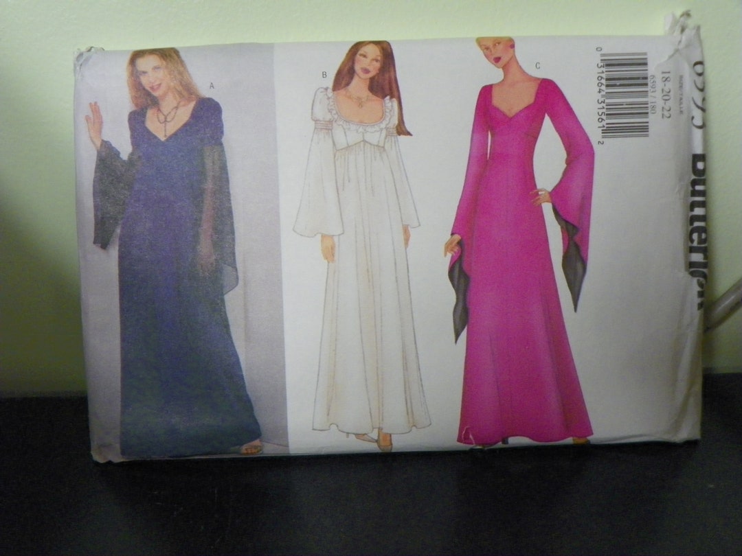 Butterick Evening Dress Pattern, 6593, Size 18-22, UNCUT - Etsy