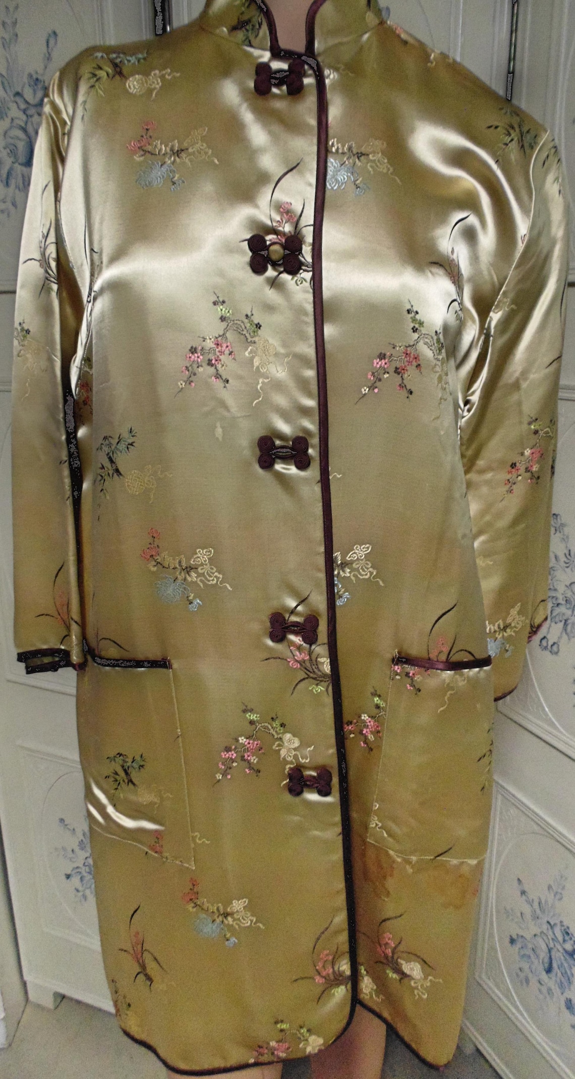 Túnica china vintage talla 38 hecha en Shanghi China - Etsy España