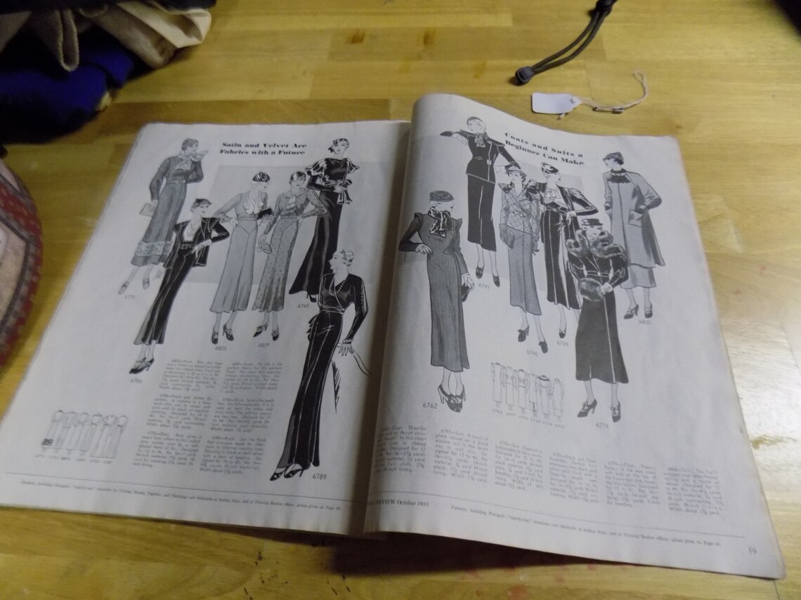 1933 Pictorial Review, Cover by Hester Miller - Etsy