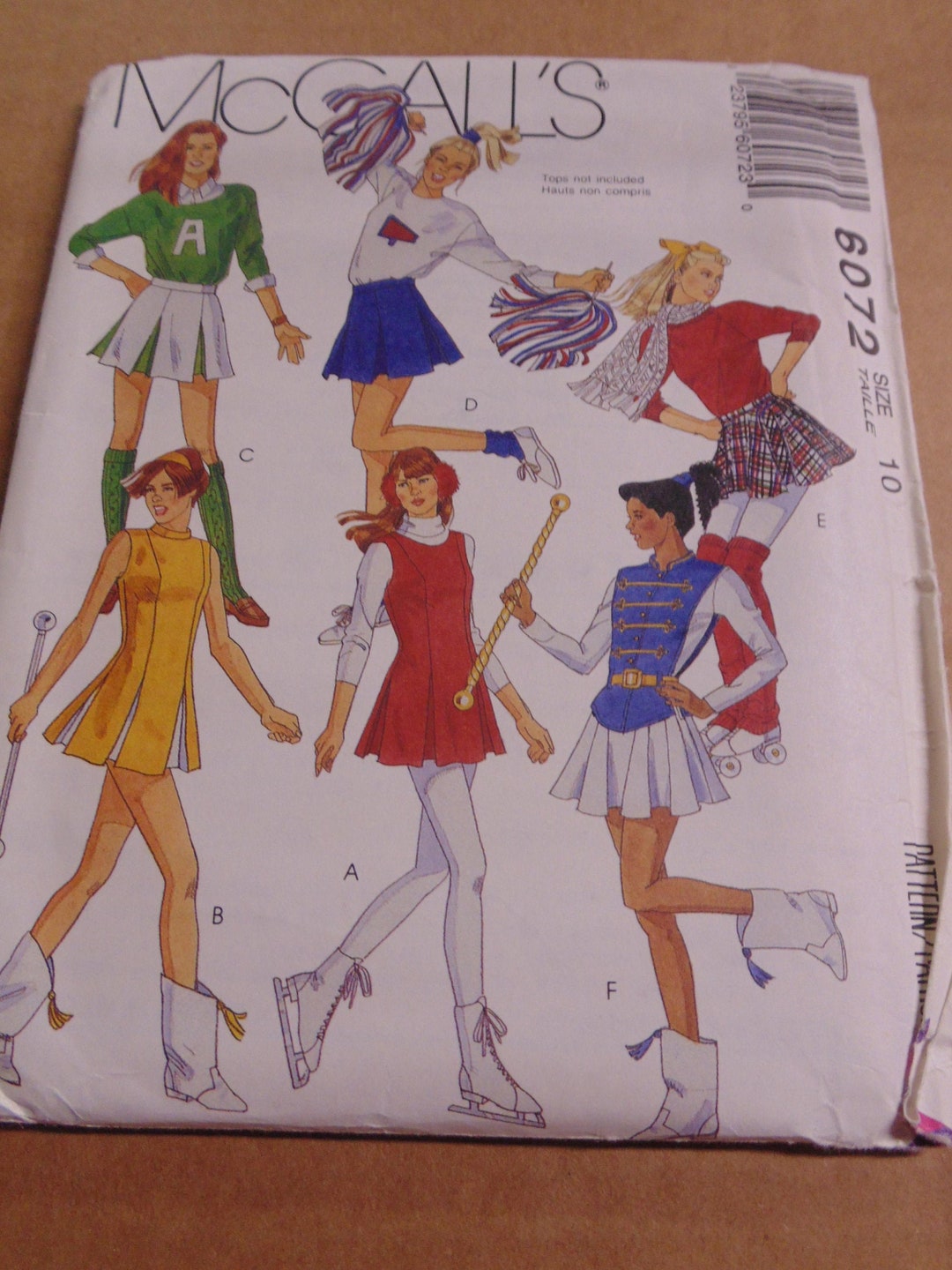 Mccall's Costume Pattern, #6072, Size 10, UNCUT - Etsy UK