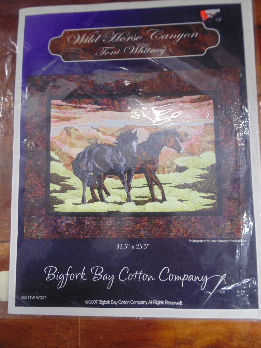 Wild Horse Canyon Quilt Pattern, Bigfork Bay Cotton Company, Designed ...