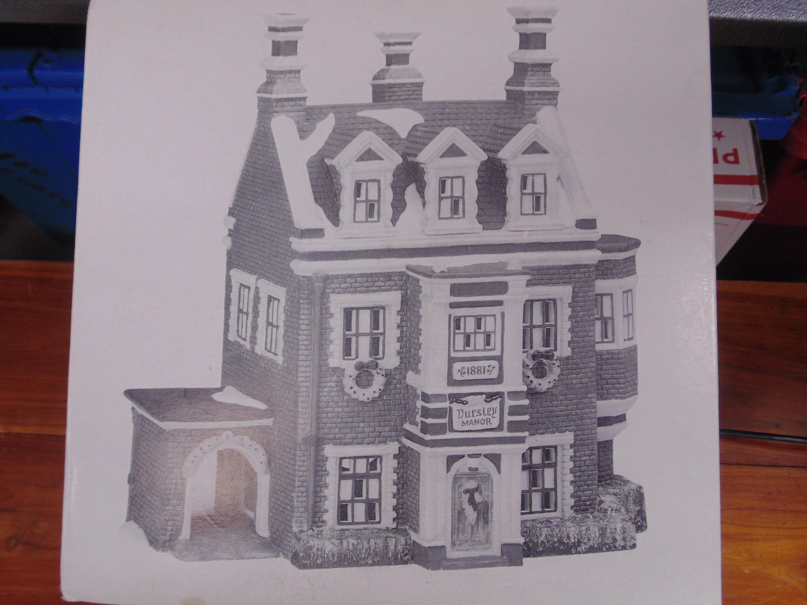Department 56 Dickens Village Series, Dursley Manor, Handpainted ...