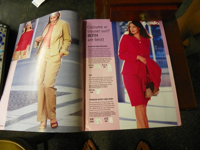 Special Burda Plus Patterns, Fashions for Fuller Figures 44-52 - Etsy