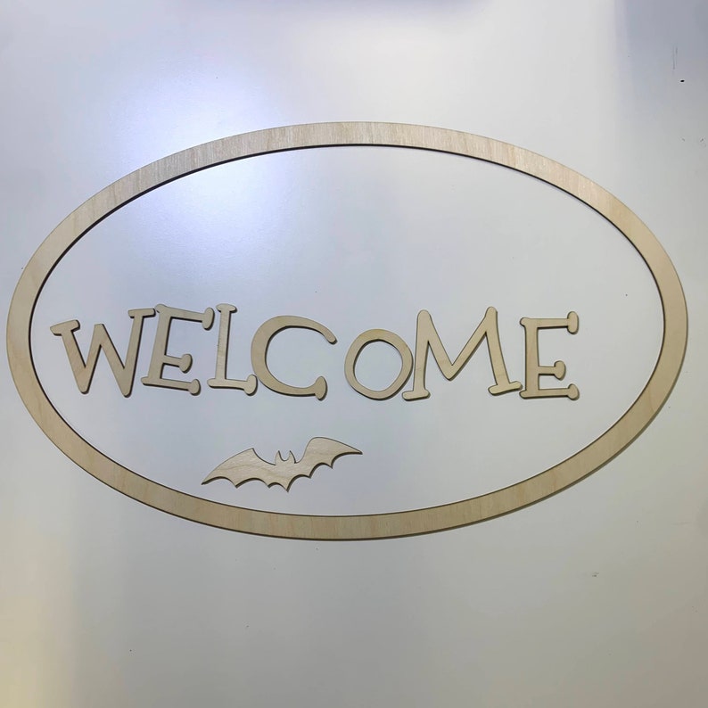 DIY Sign Kit Welcome Sign Halloween Decor DIY Art | Etsy