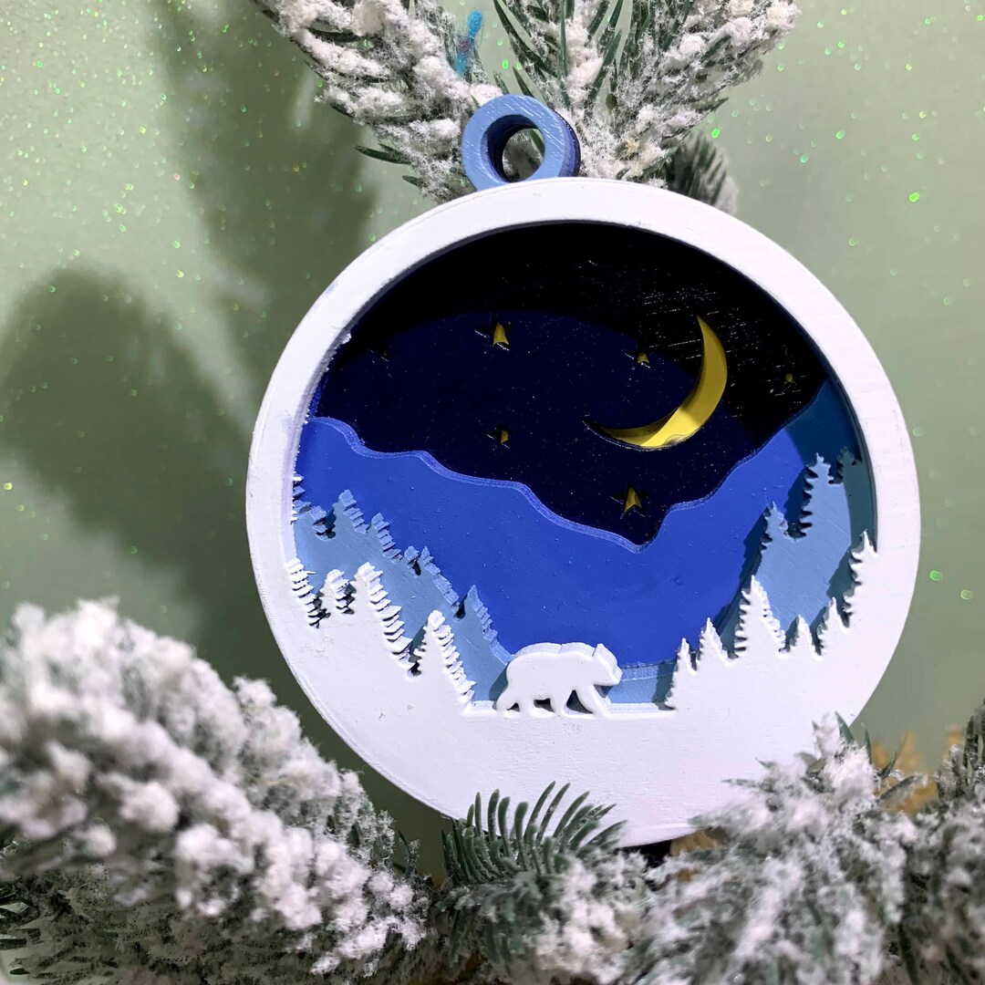 Single Christmas Ornament | Hand-painted-ornament | Hand-painted ...