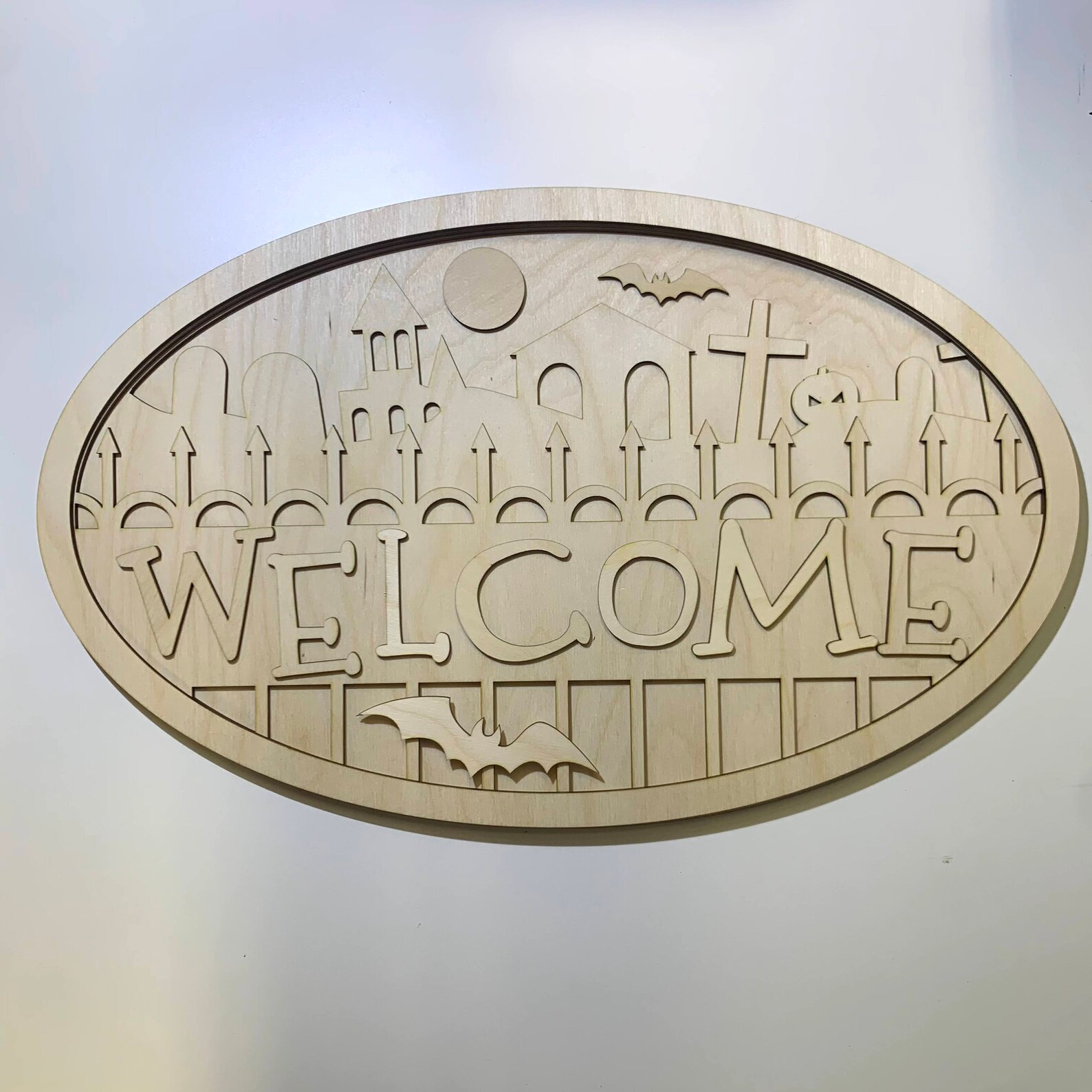 DIY Sign Kit Welcome Sign Halloween Decor DIY Art | Etsy