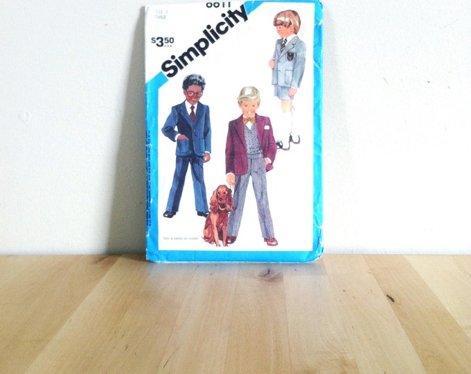 Simplicity 6611 Child's Pants or Shorts and Unlined Jacket - Etsy