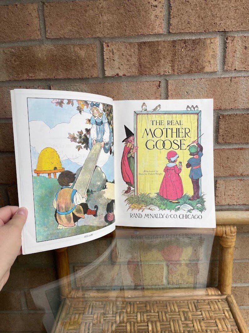 The Real Mother Goose Illustrated by Blanche Fisher Wright Published by ...