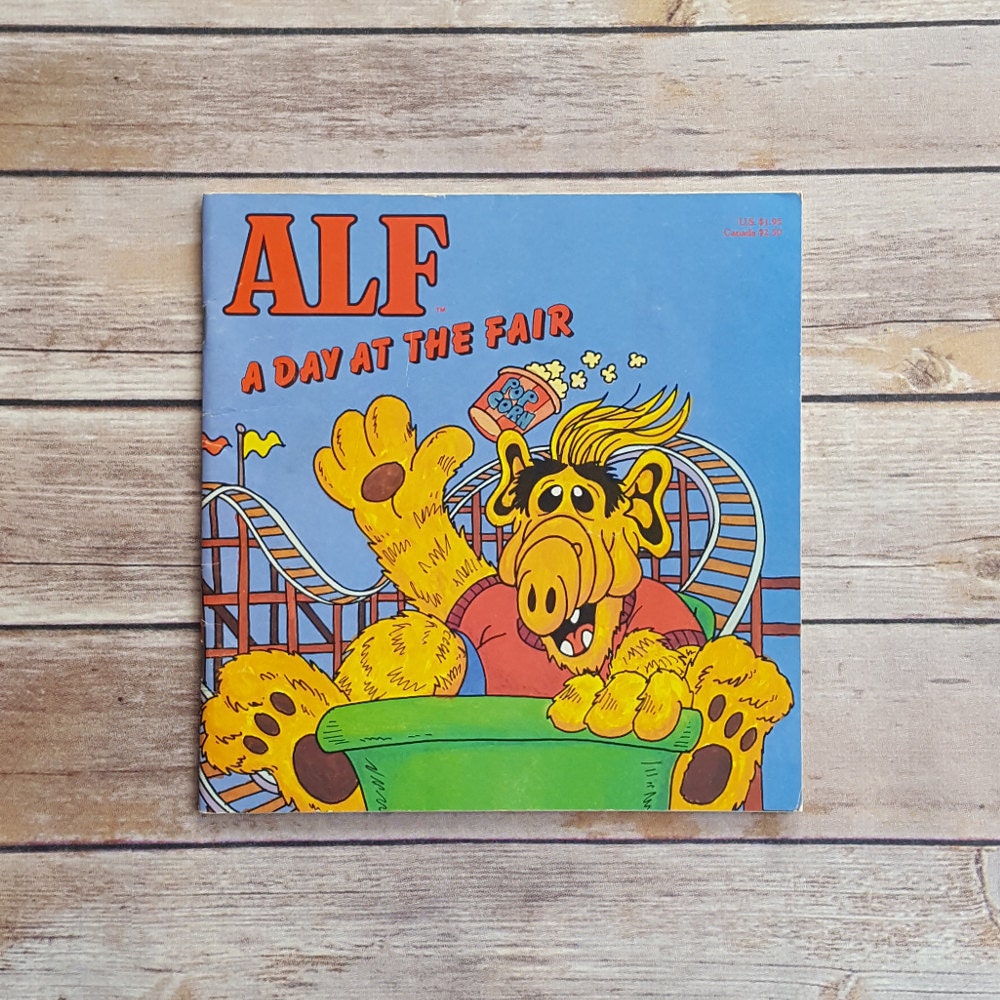 Alf A Day At The Fair Vintage TV Show Book 1980s Comedy Show | Etsy